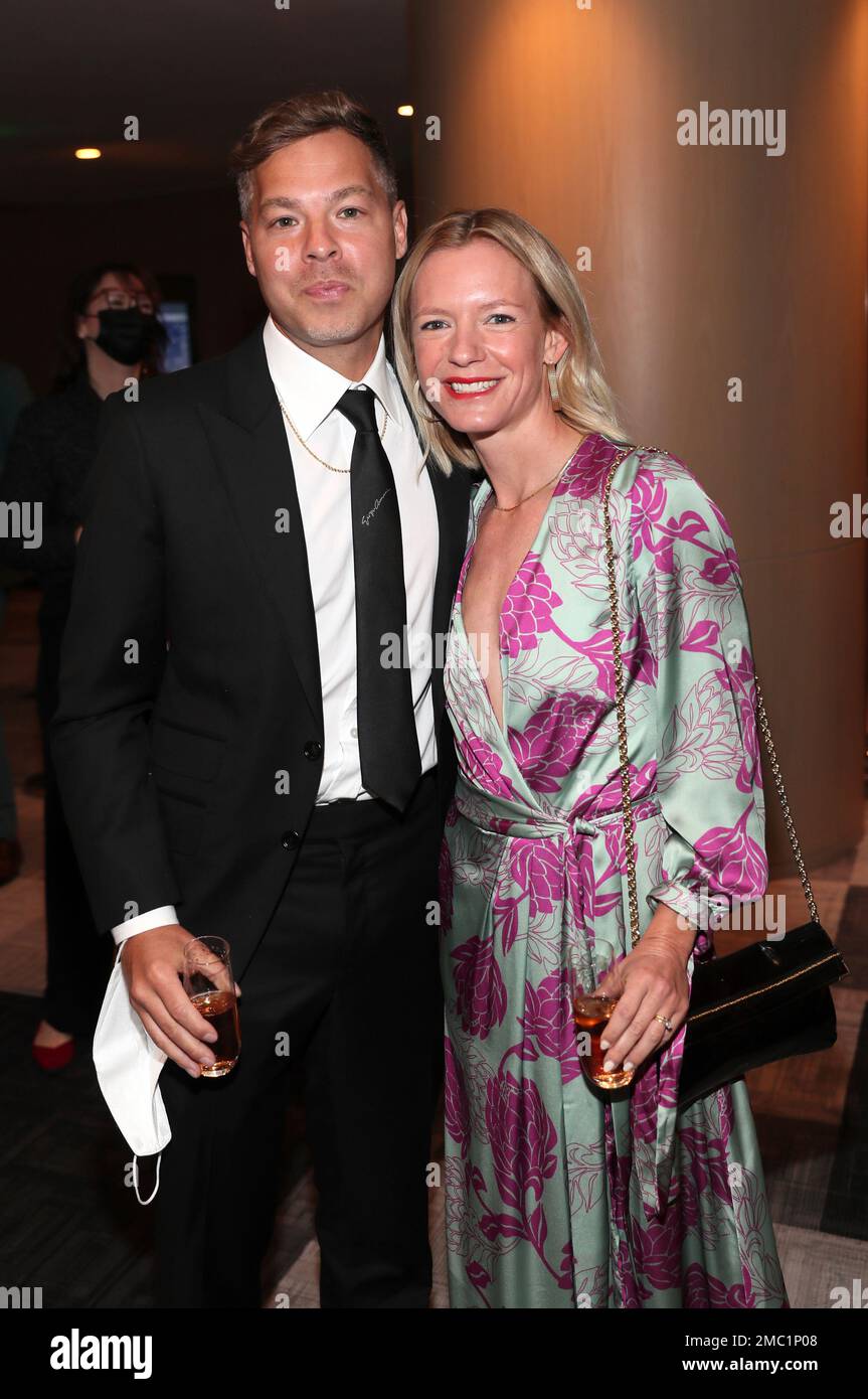 Zach Baylin, left, and Katherine Temma Susman attend the 94th Academy ...
