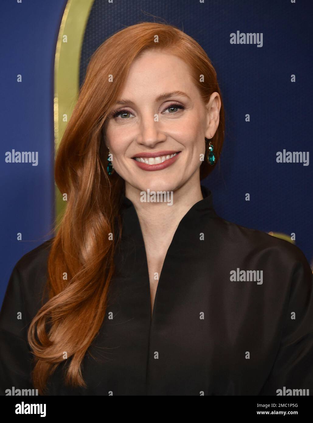 Jessica Chastain arrives at the 94th Academy Awards nominees luncheon ...