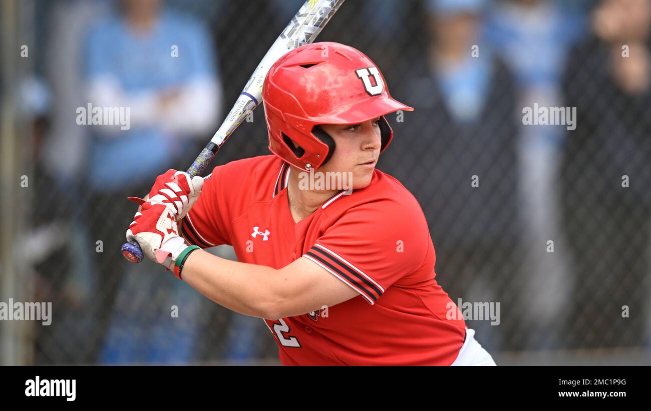 Utah's Julia Jimenez plays during an NCAA softball game on Monday, Feb ...