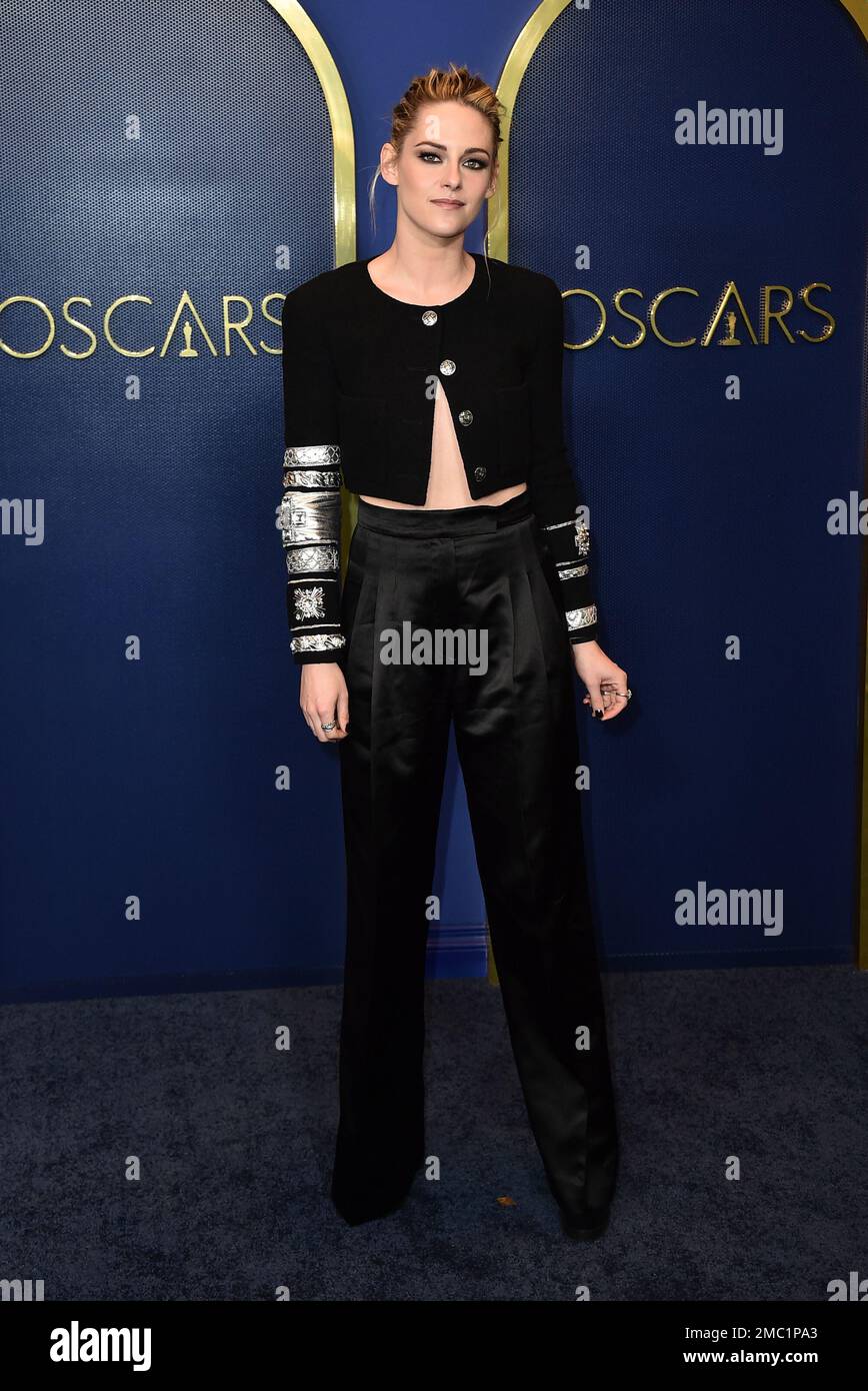 Kristen Stewart arrives at the 94th Academy Awards nominees luncheon on ...
