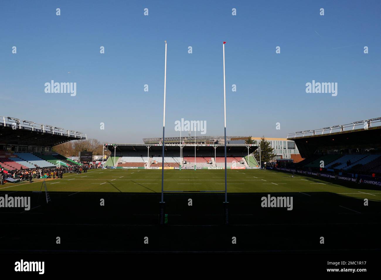 A general view of Twickenham Stoop before the Heineken Champions Cup ...