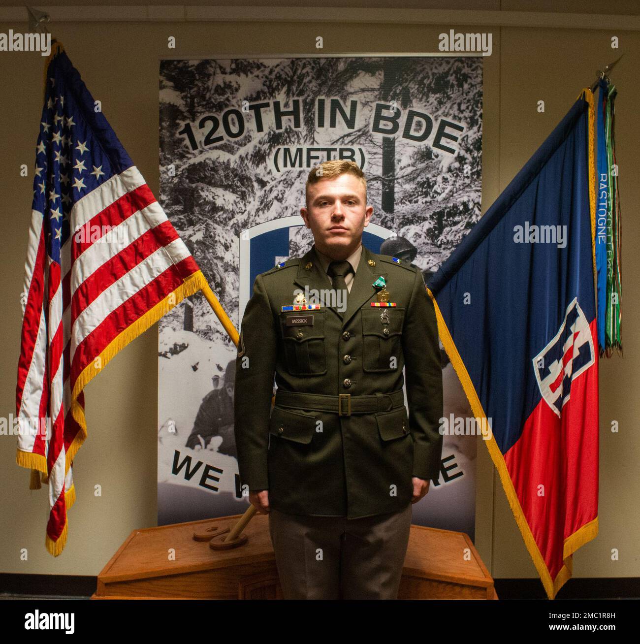 Private First Class Colton Messick, a Motor Transportation Specialist ...