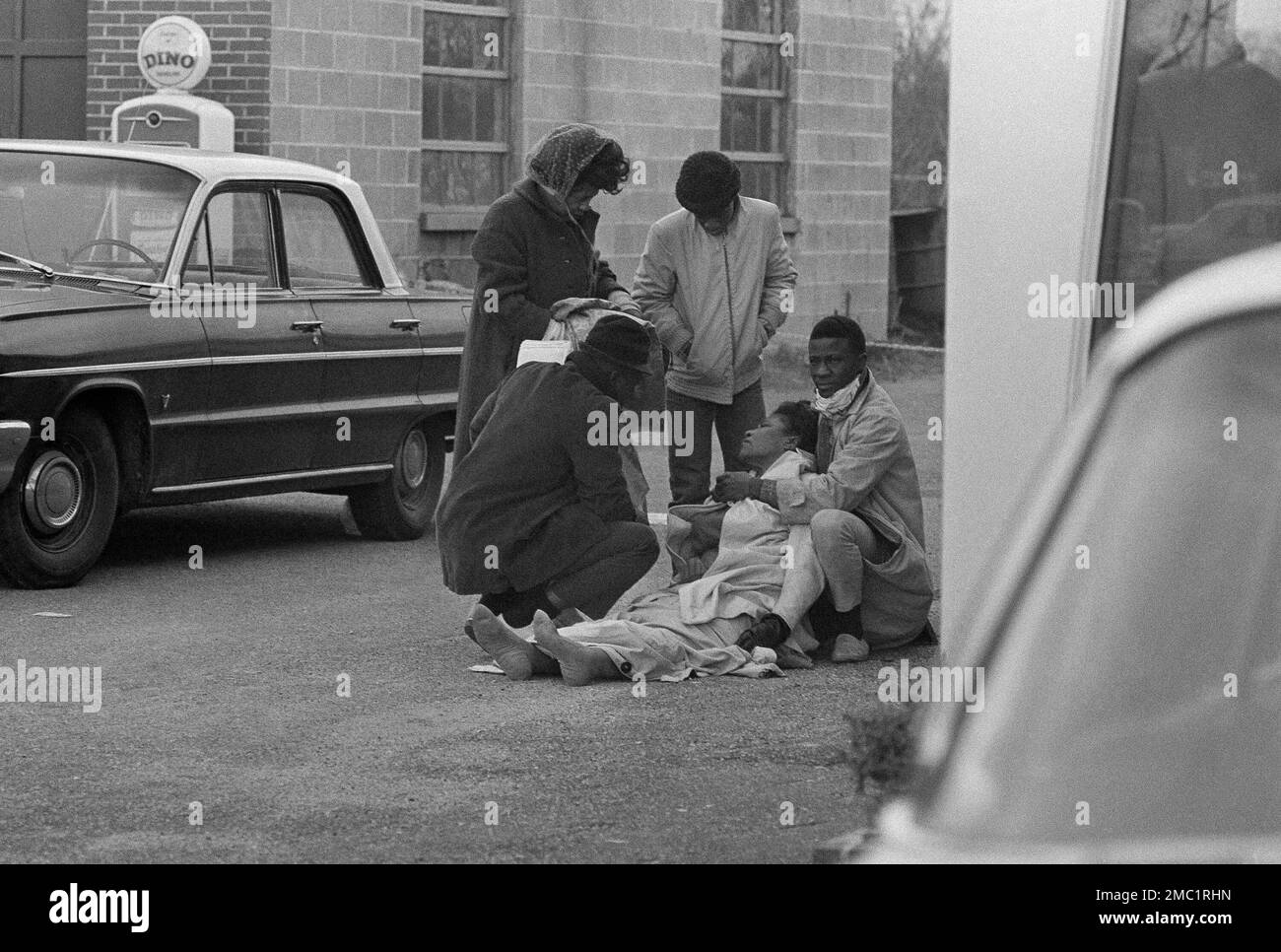 Amelia Boynton is aided by people after she was injured when state ...