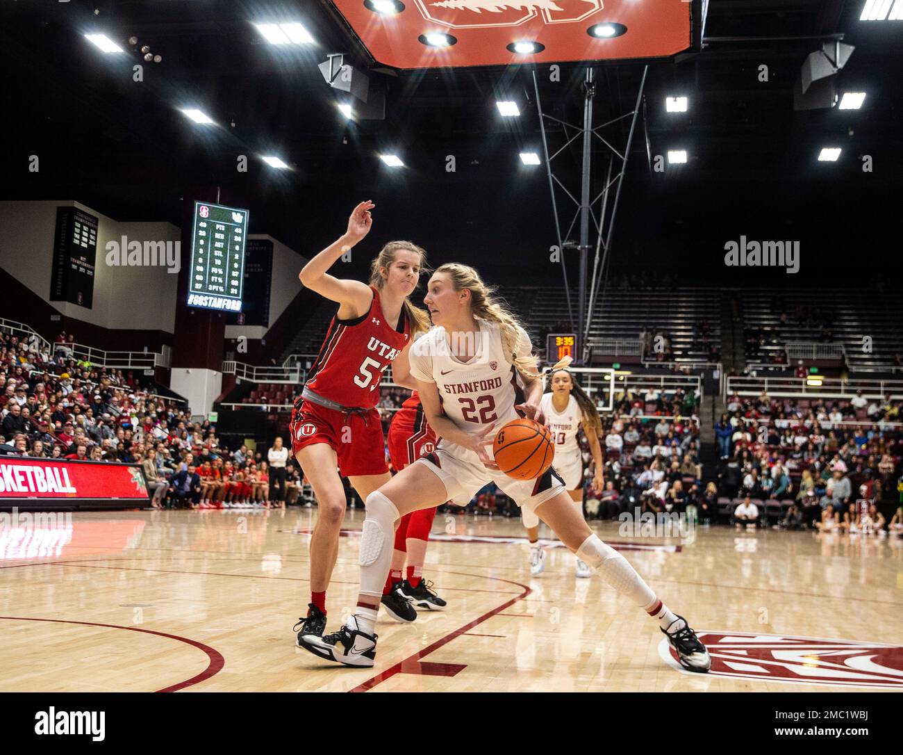 Maples Pavilion Palo Alto, CA. 20th Jan, 2023. U.S.A. Stanford forward ...