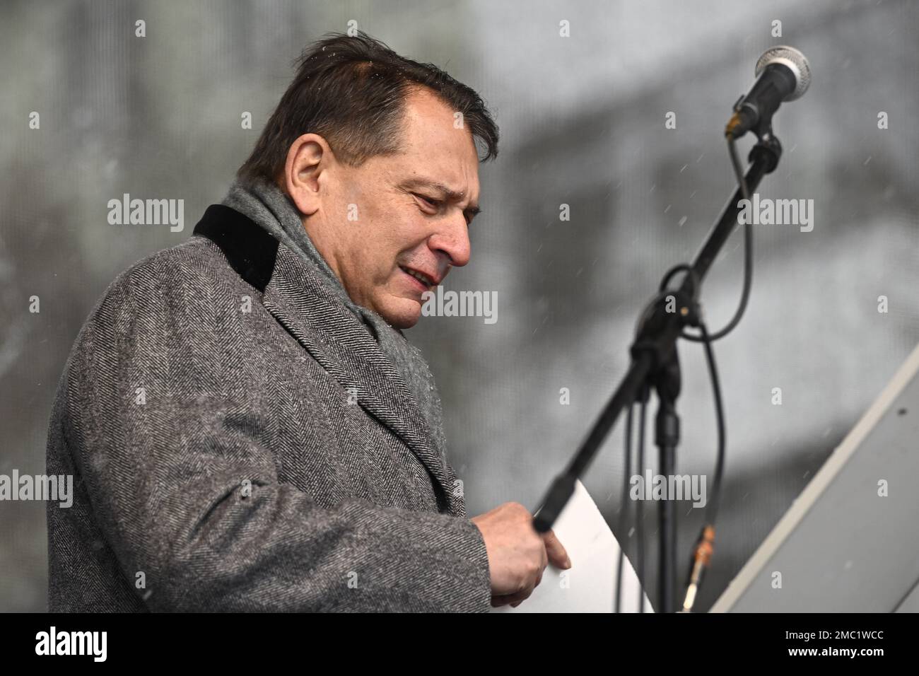 Prague, Czech Republic. 21st Jan, 2023. Former Prime Minister Jiri ...