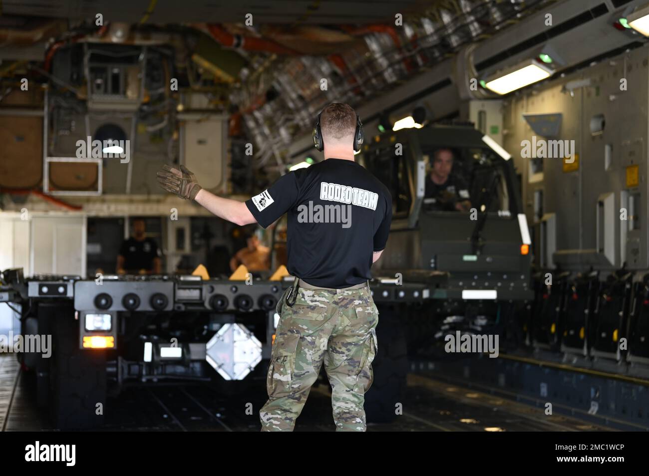 U.S. Air Force Senior Airman Adam Cook, supply representative with the ...