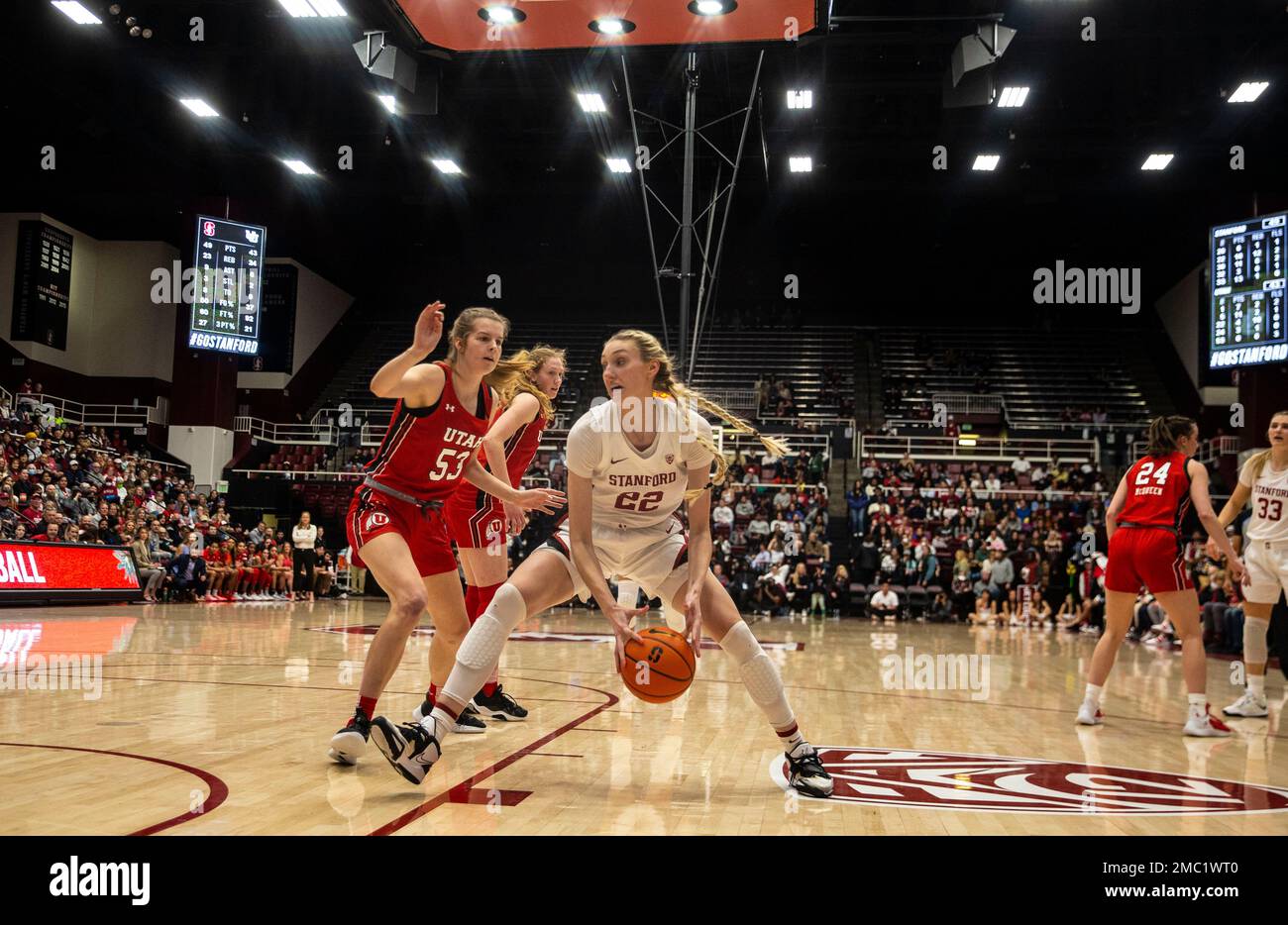 Maples Pavilion Palo Alto, CA. 20th Jan, 2023. U.S.A. Stanford forward ...