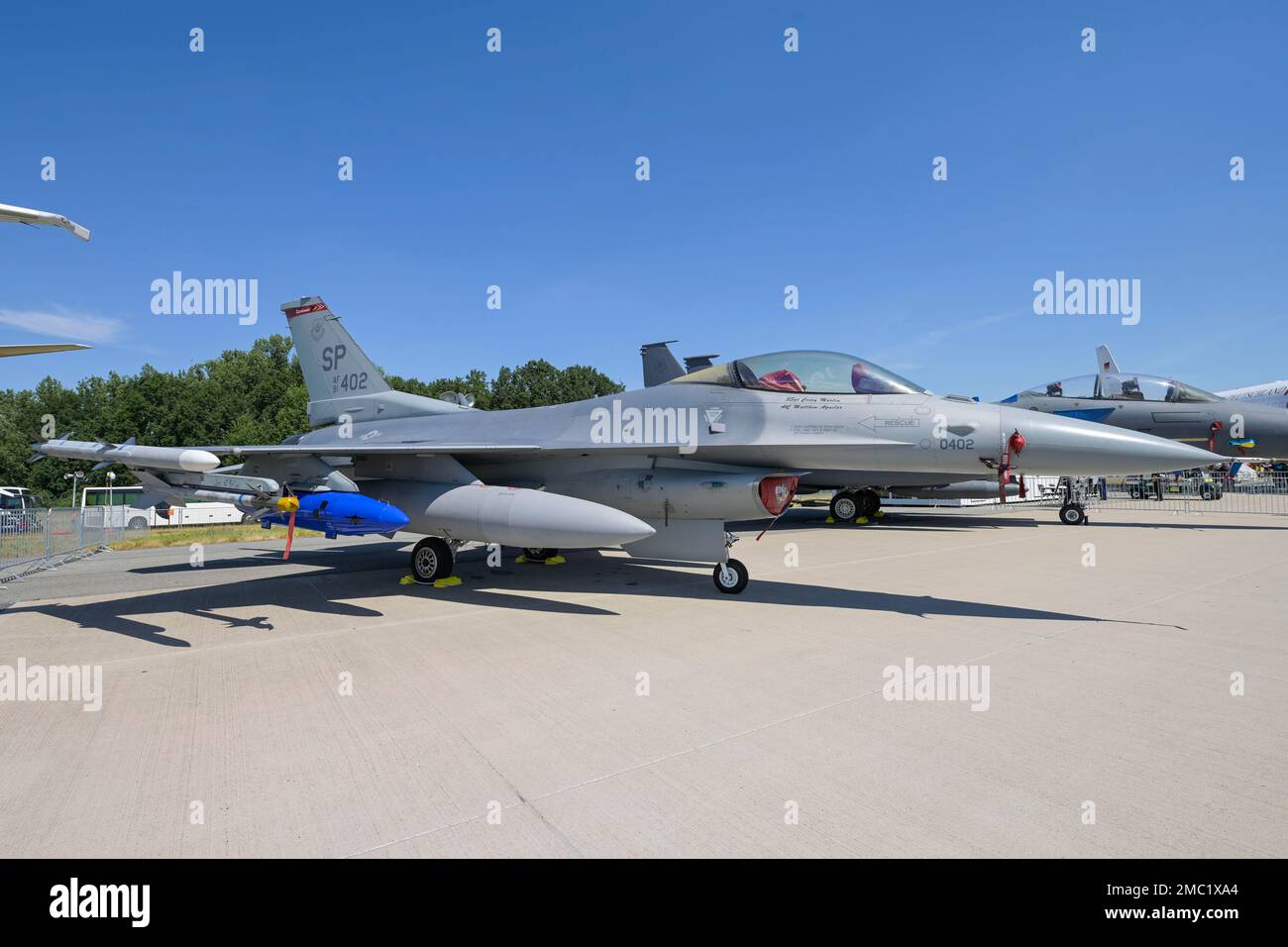 F-16 Fighting Falcon of the U. S. Airforce, 22. 06. 2005. ILA ...