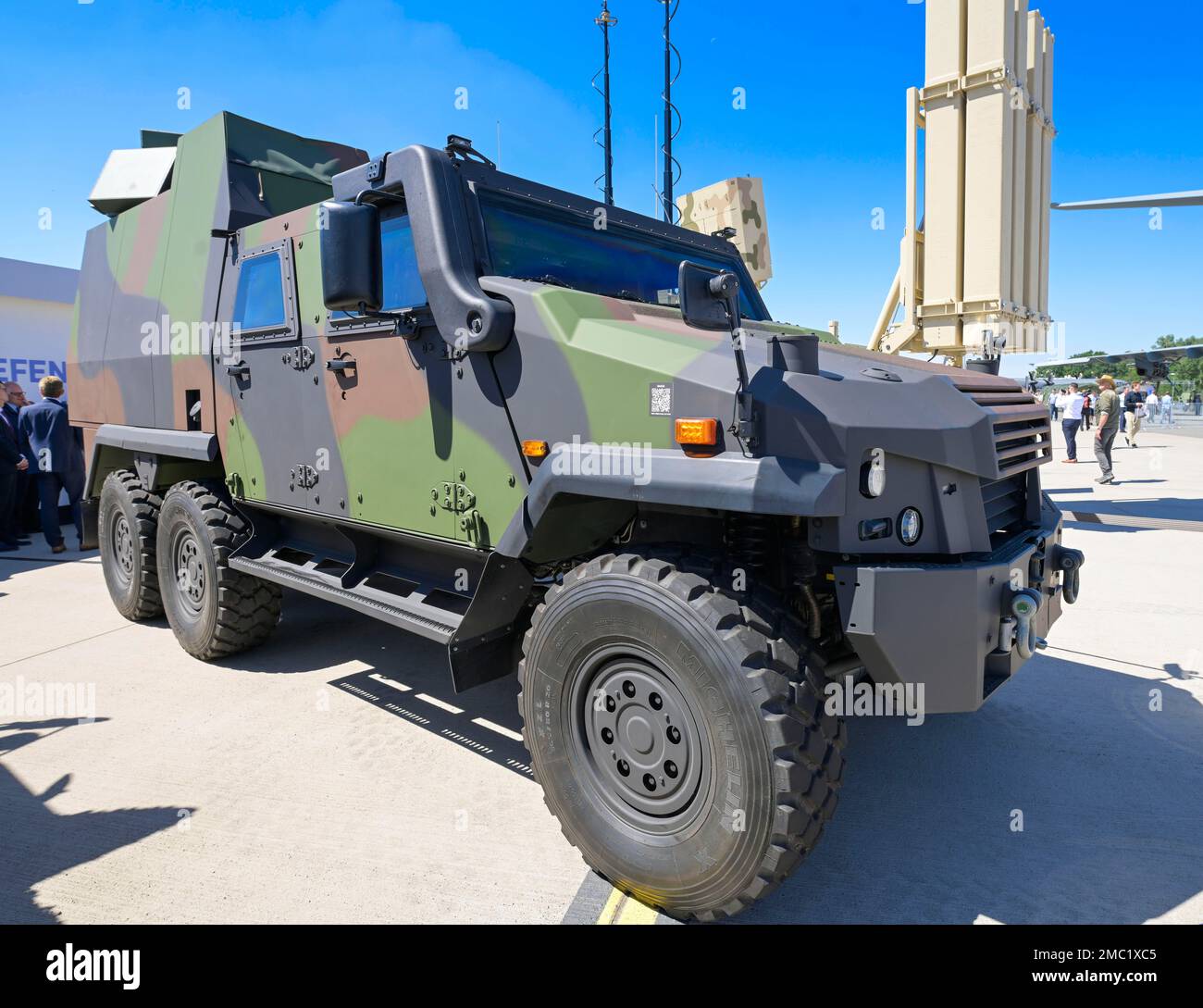 Diehl Defence missile system IRIS-T SLS MK III, 22. 06. 2005. ILA ...