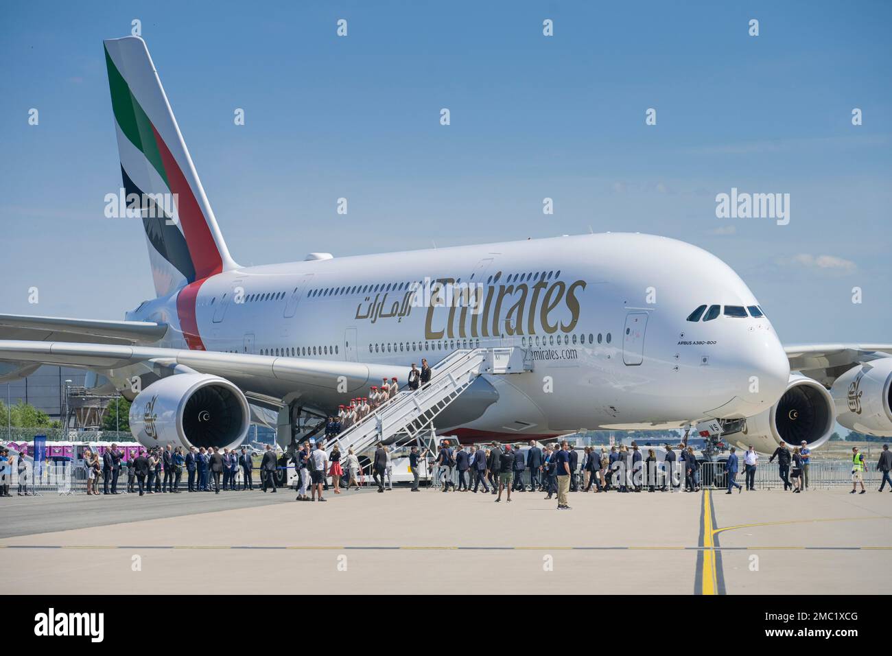 Airbus A380, Emirates Airline, 22. 06. 2005. ILA International ...