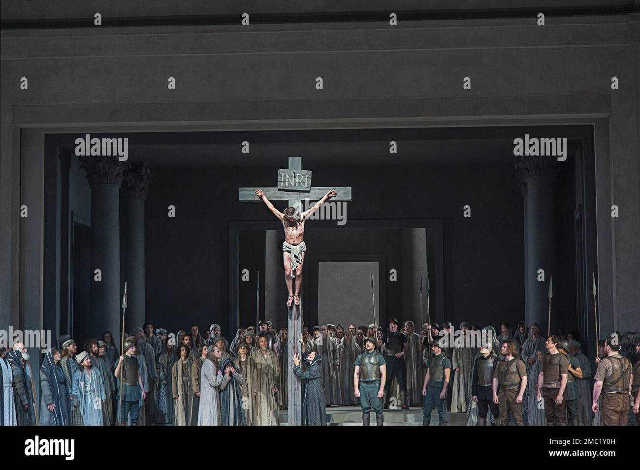Passion Play Oberammergau 2022, Crucifixion of Jesus, Lamentation ...