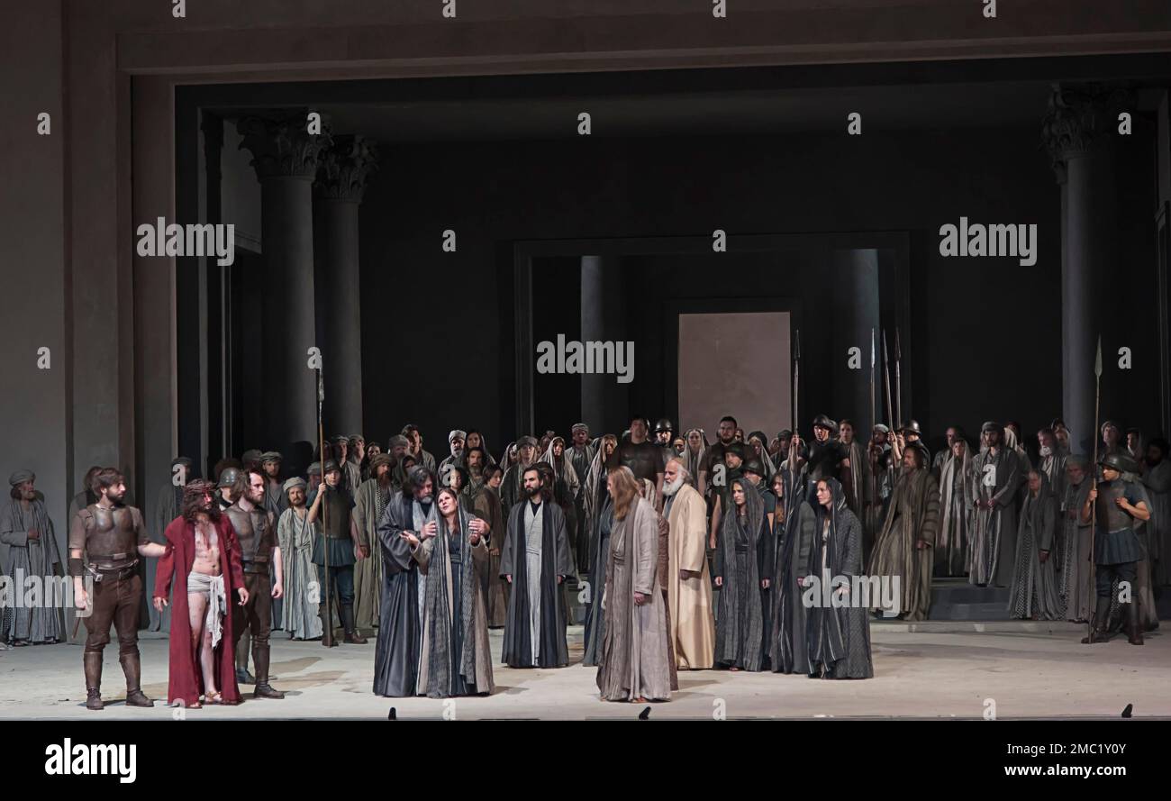 Passion Play Oberammergau 2022, Stations of the Cross of Jesus and ...