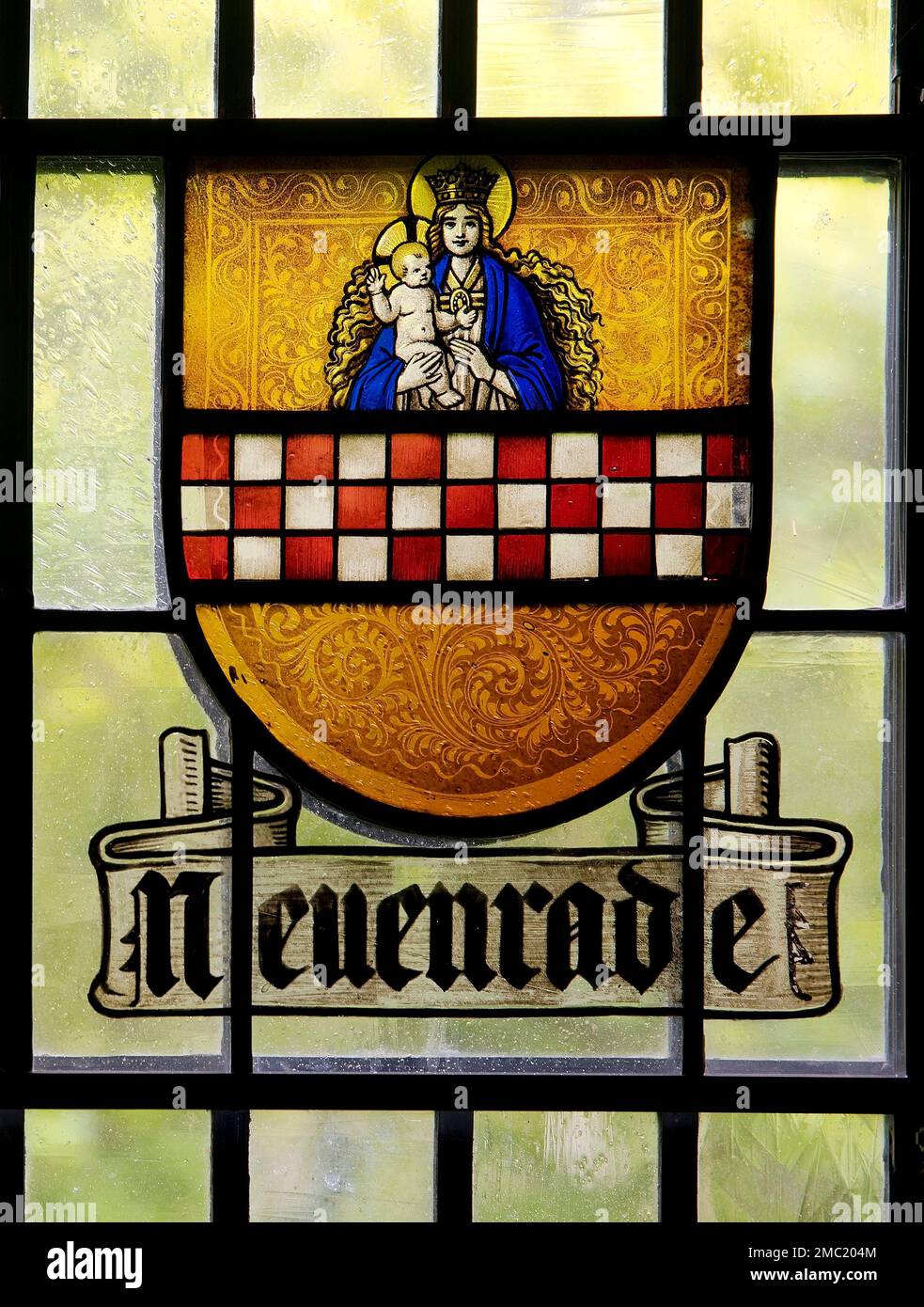 Historical coat of arms disc of Neuenrade, Museum der Grafschaft Mark ...