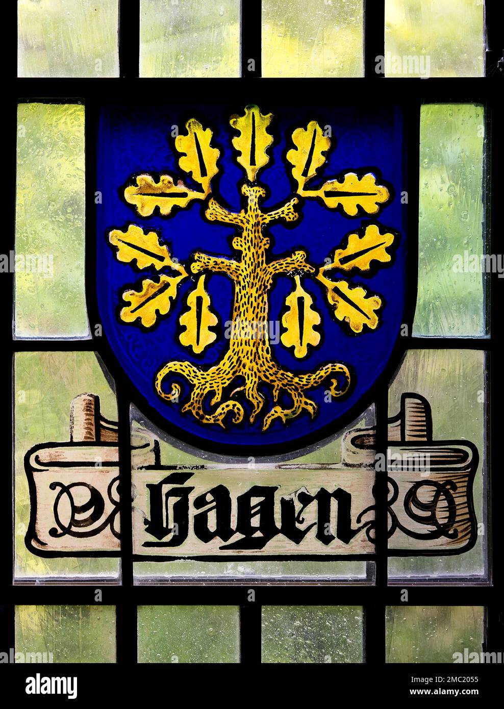Historical coat of arms disc of Hagen, Museum der Grafschaft Mark ...