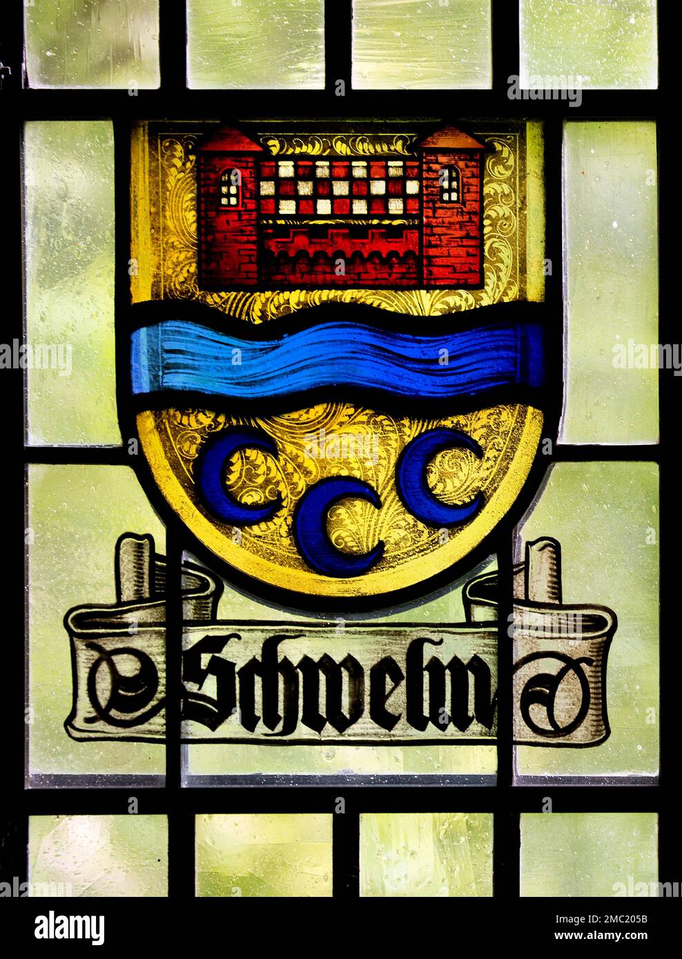 Historical coat of arms disc of Schwelm, Museum der Grafschaft Mark ...