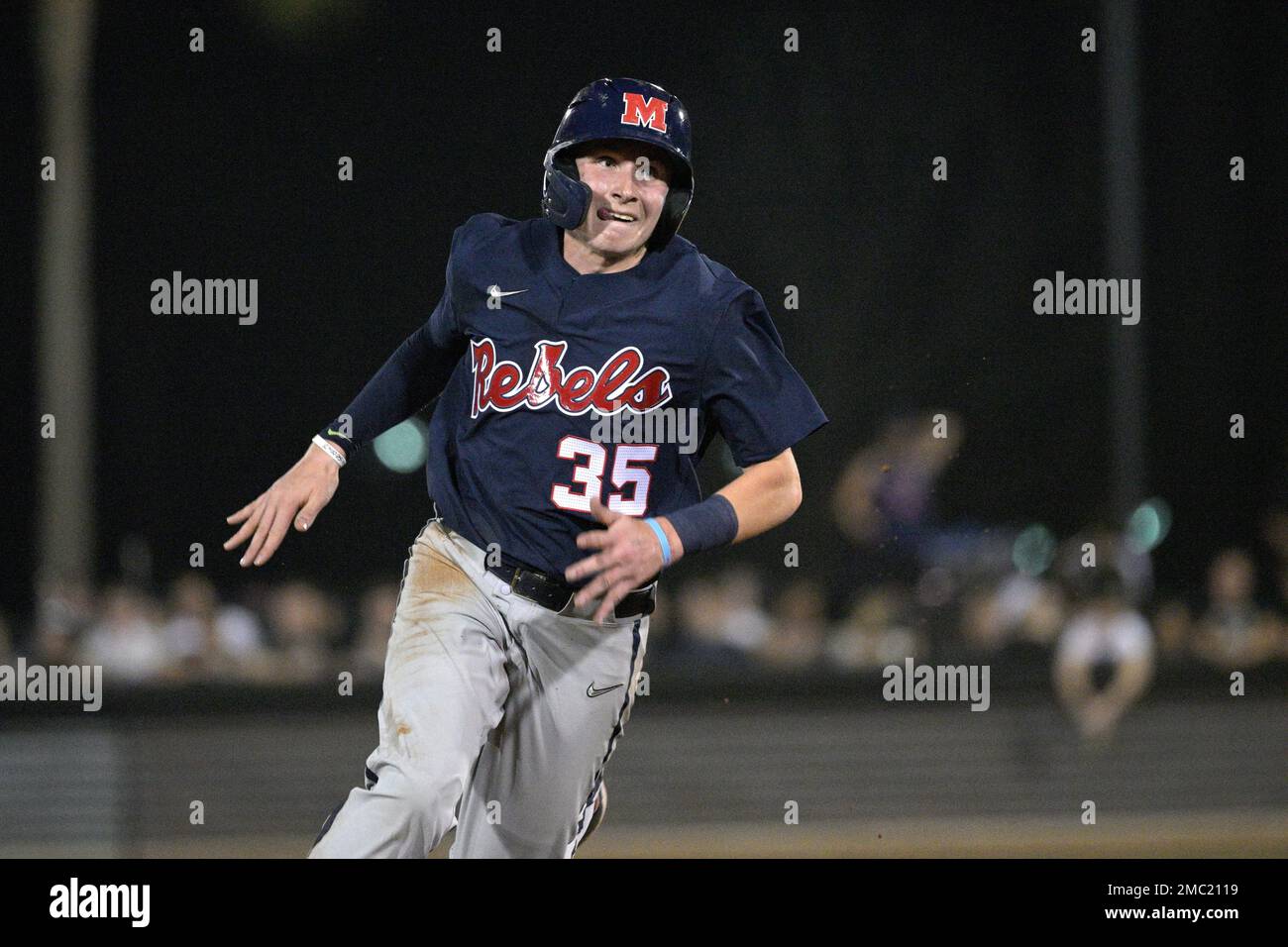 Mississippi's Kevin Graham (35) during an NCAA baseball game against ...