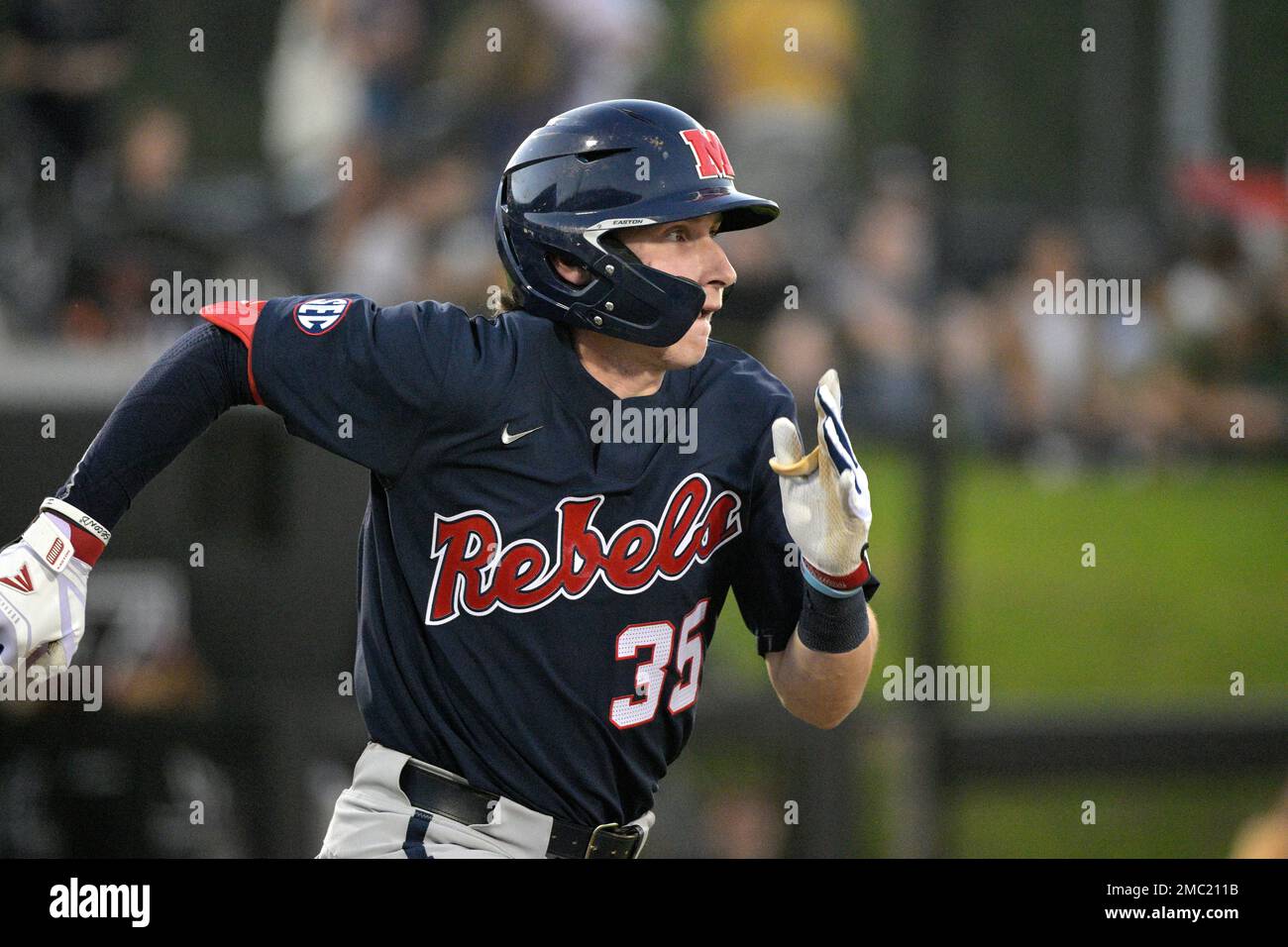 Mississippi's Kevin Graham (35) during an NCAA baseball game against ...