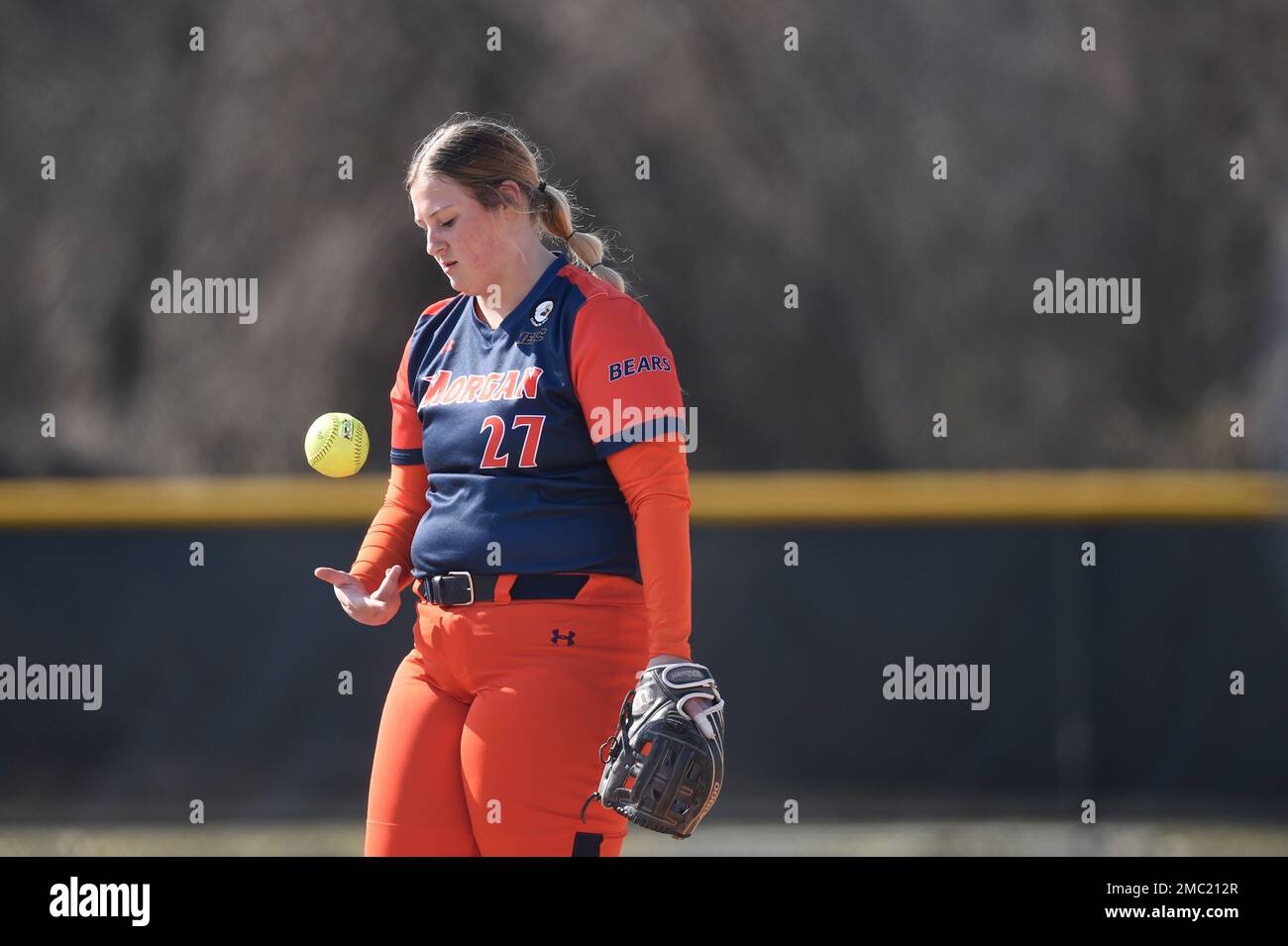 Morgan State pitcher Victoria Fletcher during an NCAA softball game on ...