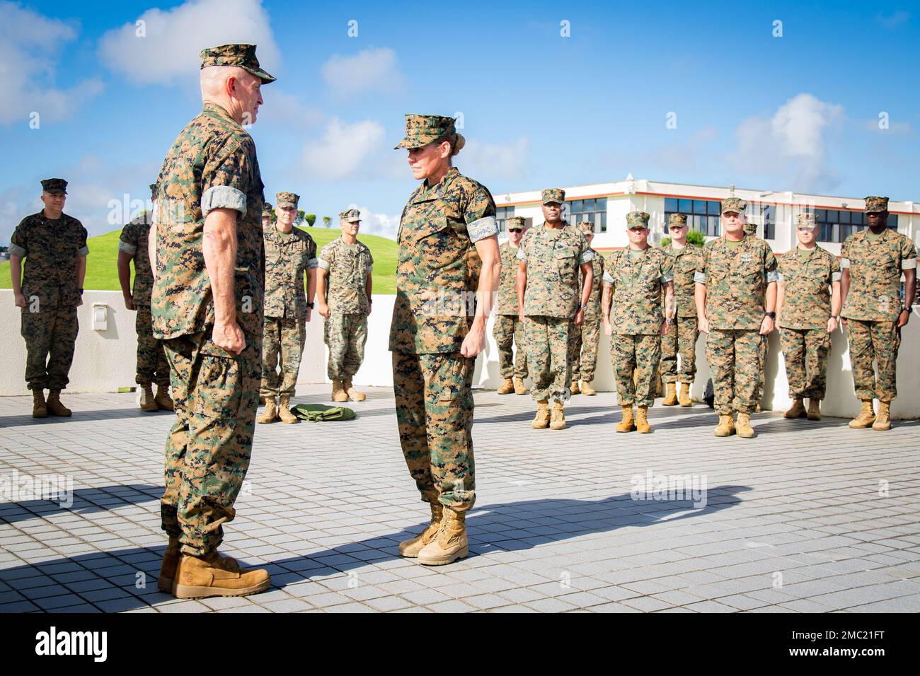 U.S. Marine Corps Sgt. Maj. Joy M. Kitashima reports to Maj. Gen ...