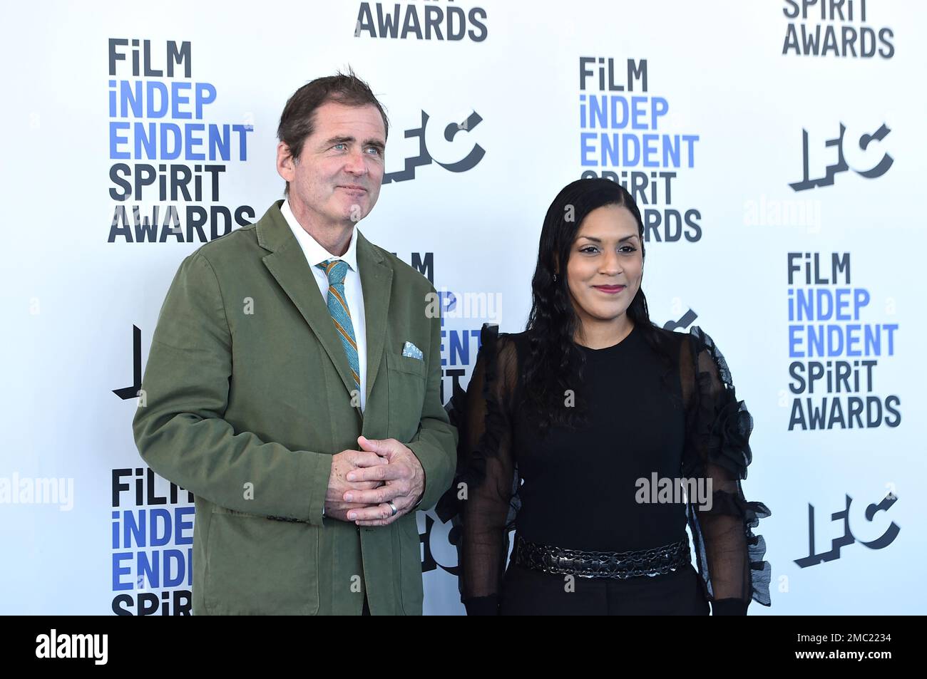 Josh Welsh, President of Film Independent, left, and Brenda Robinson ...