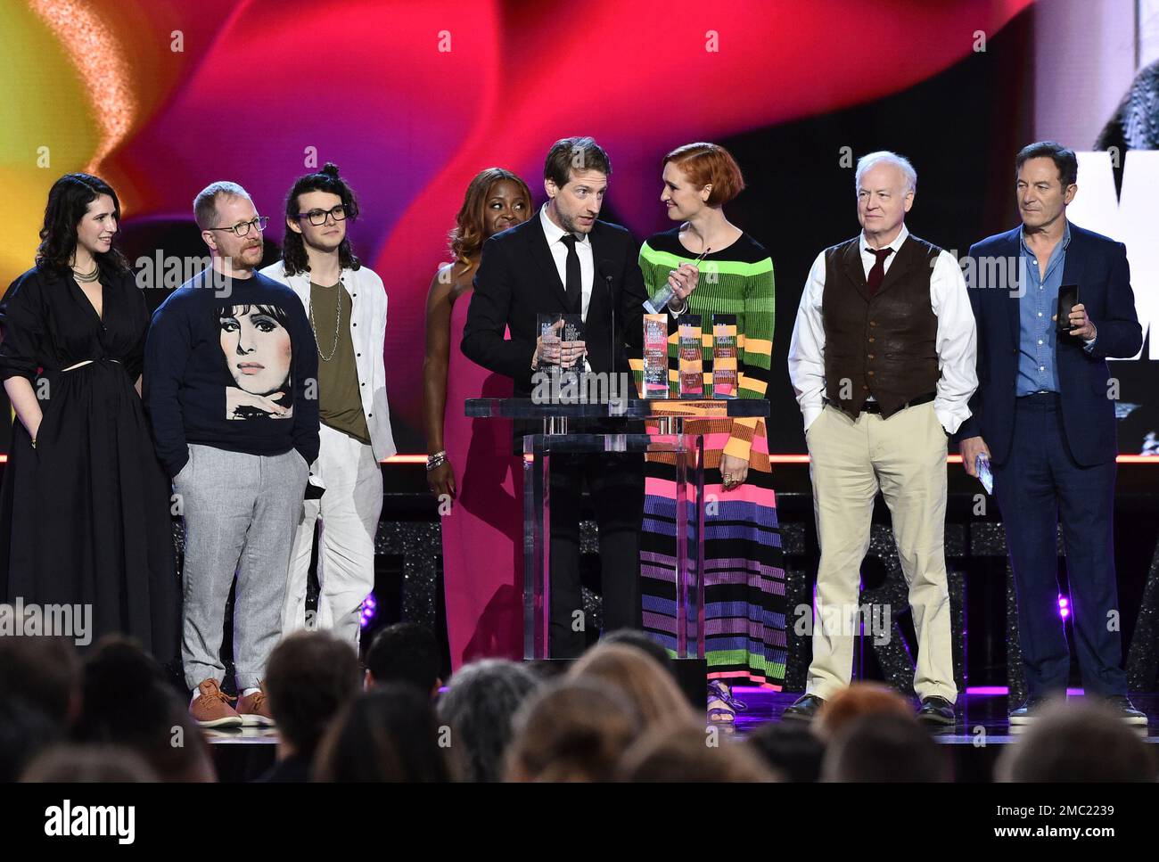 Allison Estrin, from left, Henry Russell Bergstein, Kagen Albright ...