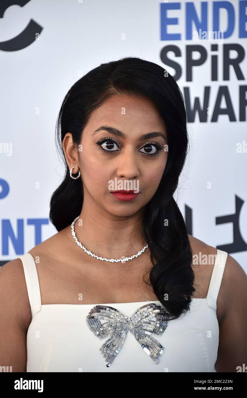 Anjana Vasan arrives at the 37th Film Independent Spirit Awards on ...