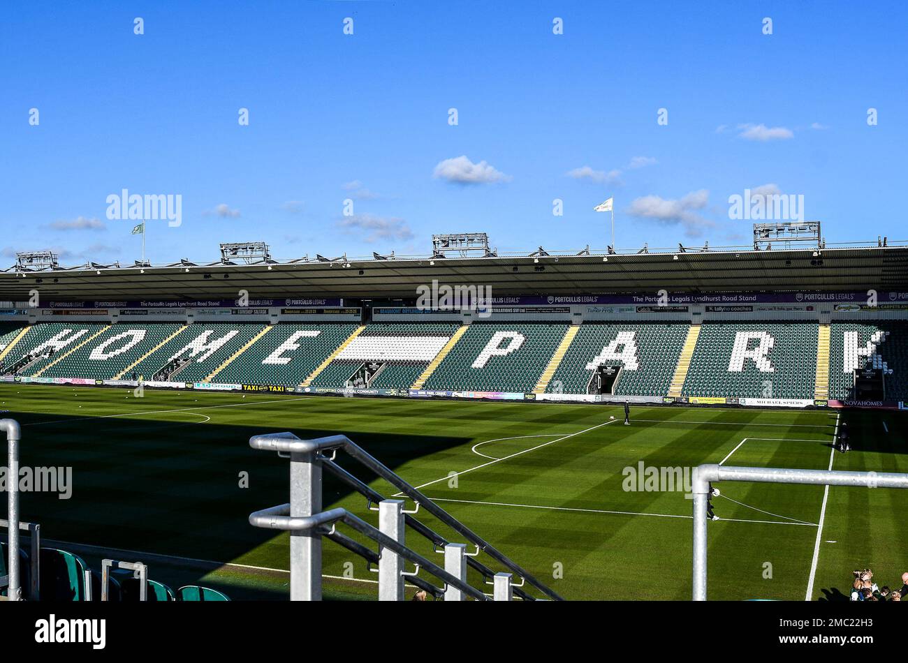 General view of Home Park during the Sky Bet League 1 match Plymouth ...