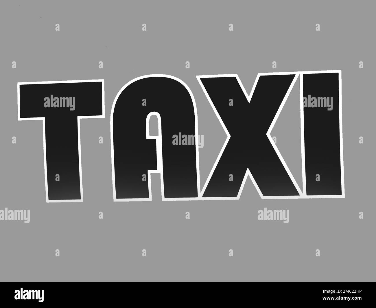 Taxi word Black and White Stock Photos & Images - Alamy