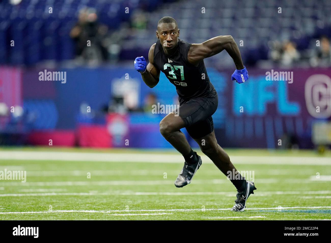 Fayetteville State defensive back Joshua Williams (37) participates in ...