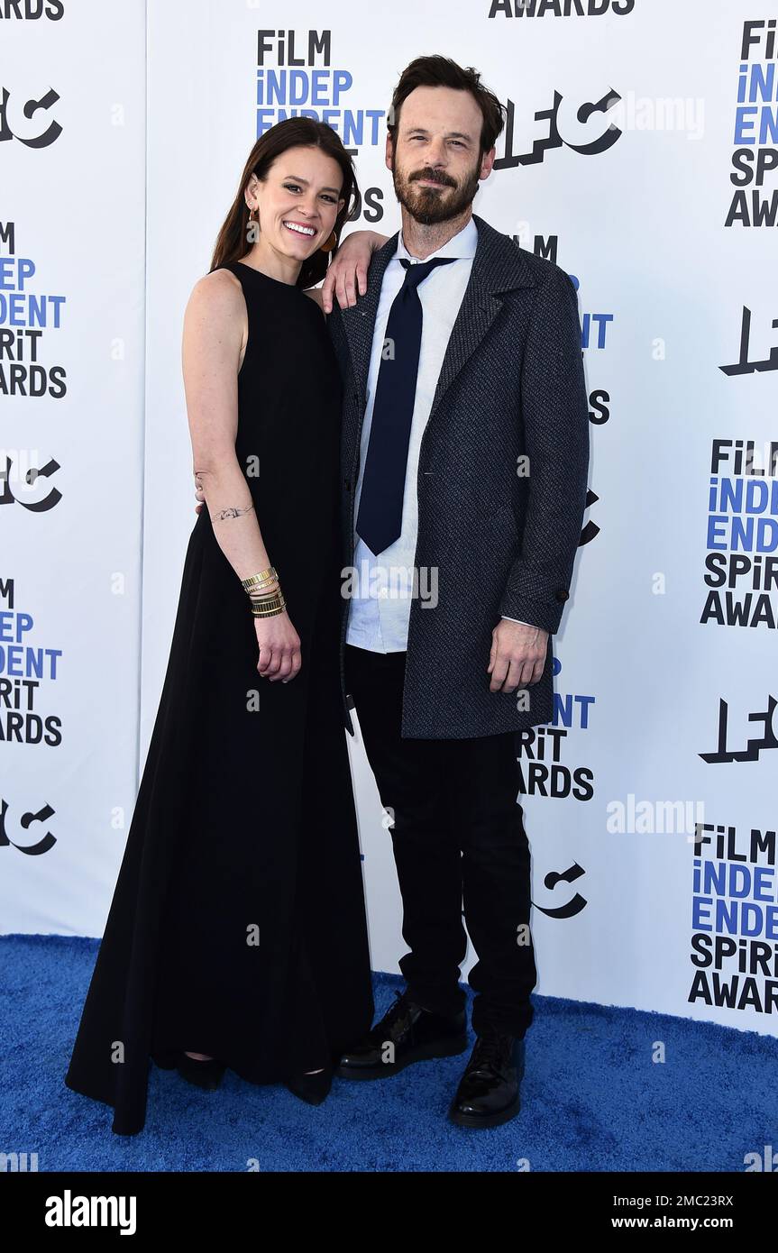 Sosie Bacon, left, and Scoot McNairy arrive at the 37th Film ...