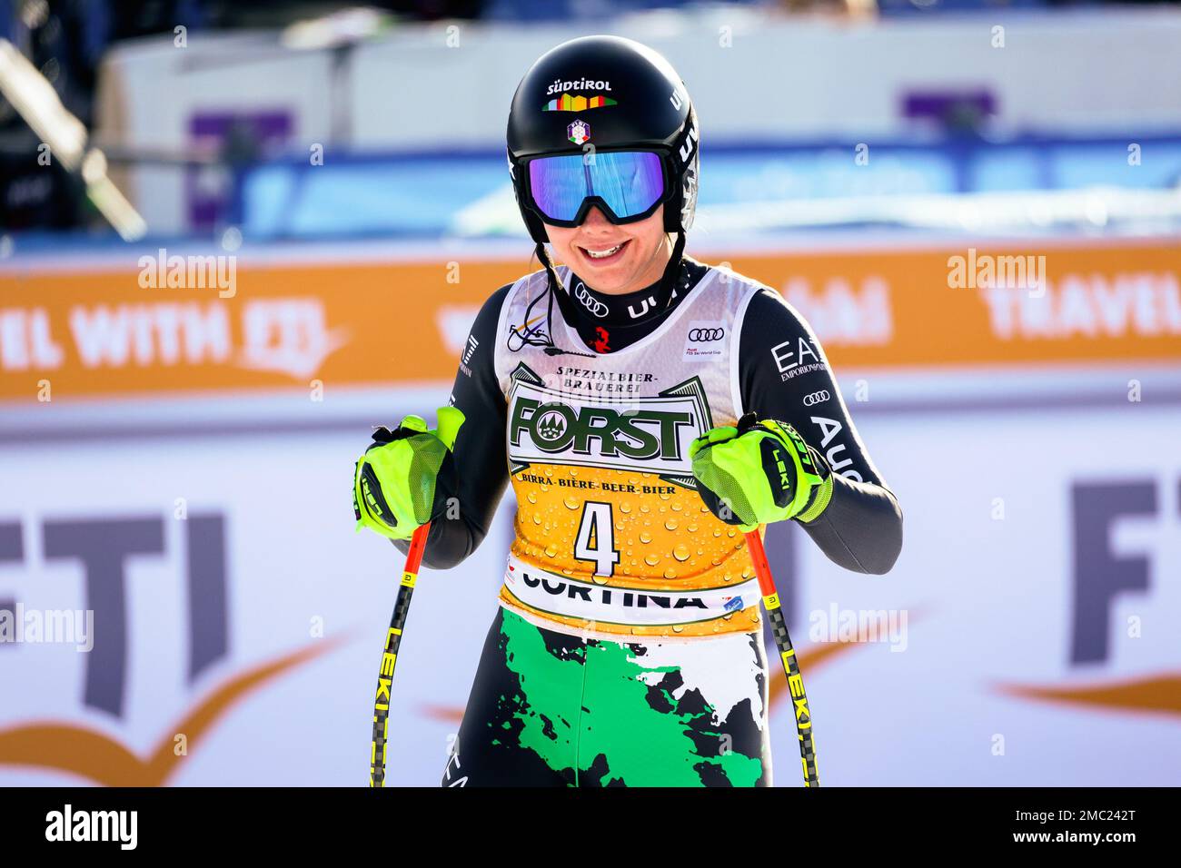 Olympia delle Tofane, Cortina d’Ampezzo, Italy, January 21, 2023 ...