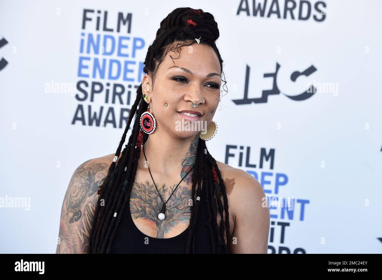 Kali Reis arrives at the 37th Film Independent Spirit Awards on Sunday ...
