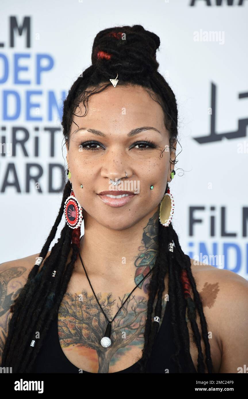 Kali Reis arrives at the 37th Film Independent Spirit Awards on Sunday ...