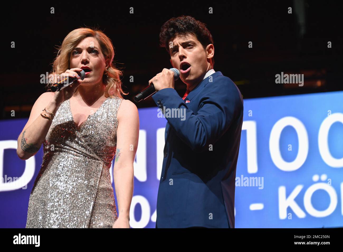 Cologne, Germany. 20th Jan, 2023. The performers and singers Roberta ...