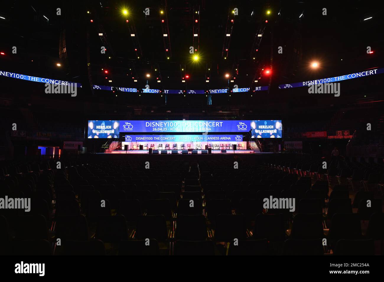 Cologne, Germany. 20th Jan, 2023. Interior shot of Lanxess Arena in ...