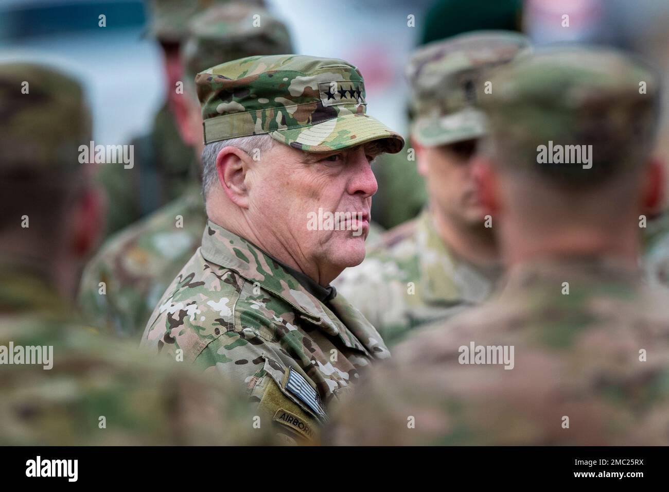 Chairman of the Joint Chiefs of Staff Gen. Mark Milley arrives for a ...