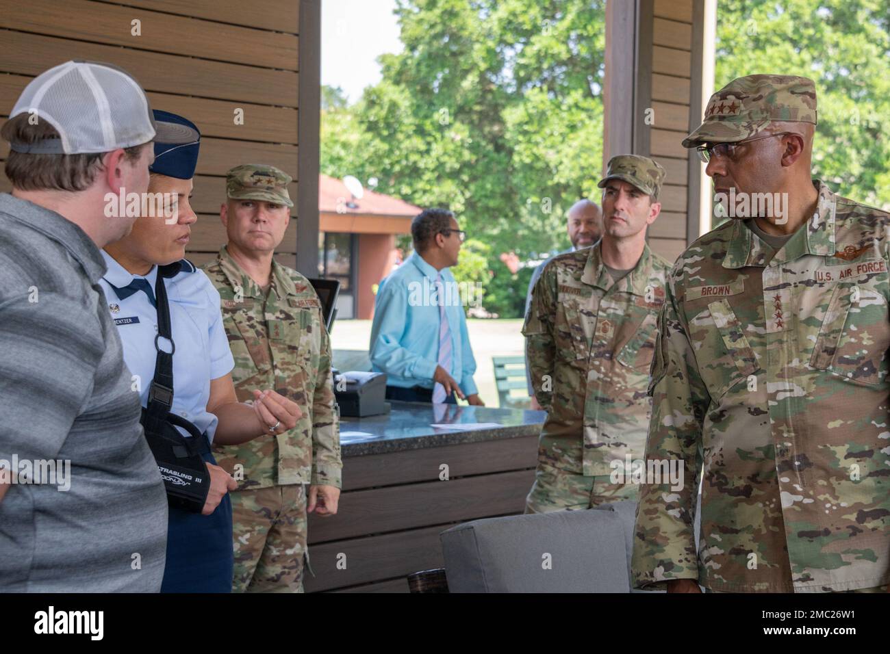 Maxwell AFB, Ala. - Air Force Chief of Staff Gen. CQ Brown, Jr., tours ... Maxwell AFB, Ala. - Air Force Chief of Staff Gen. CQ Brown, Jr., tours ...