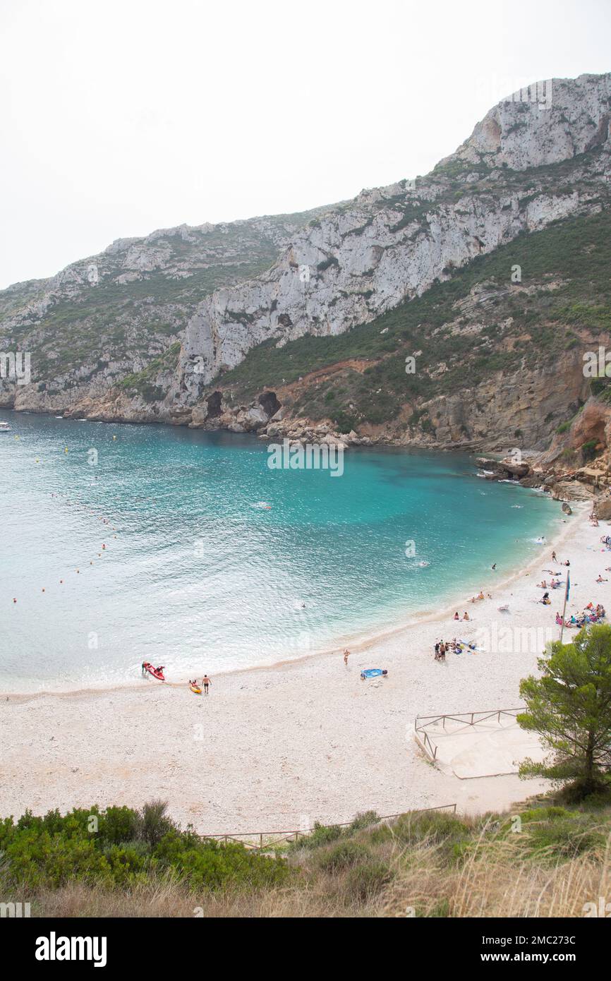 View of Granadella Cove Beach; Alicante; Spain Stock Photo - Alamy