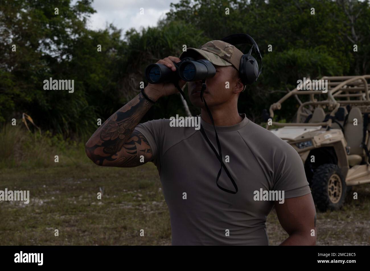 U.S. Air Force Tech Sgt. Junnel Olay, wing airfield driving program ...