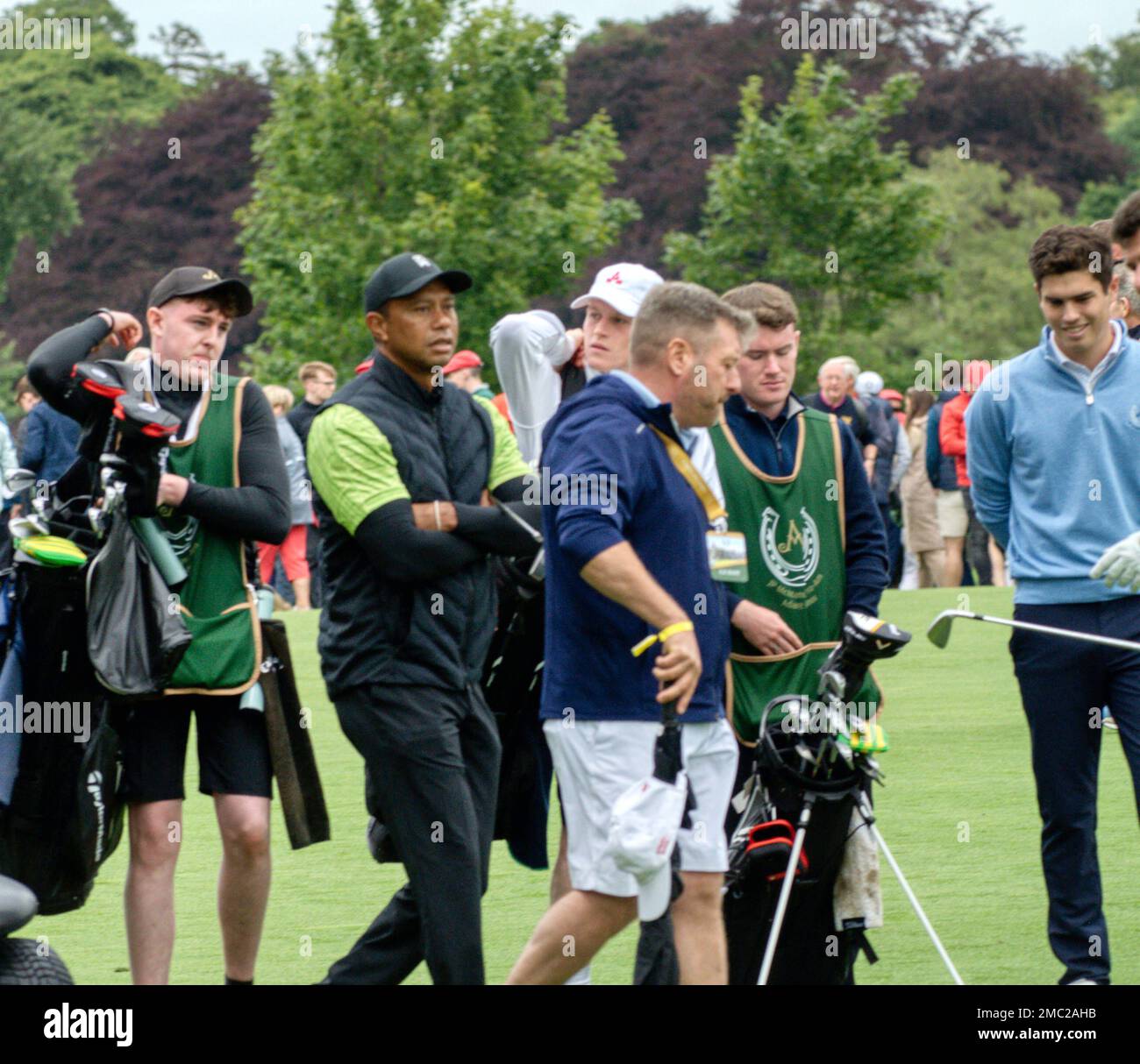 Tiger woods at adare manor Limerick Ireland Stock Photo - Alamy