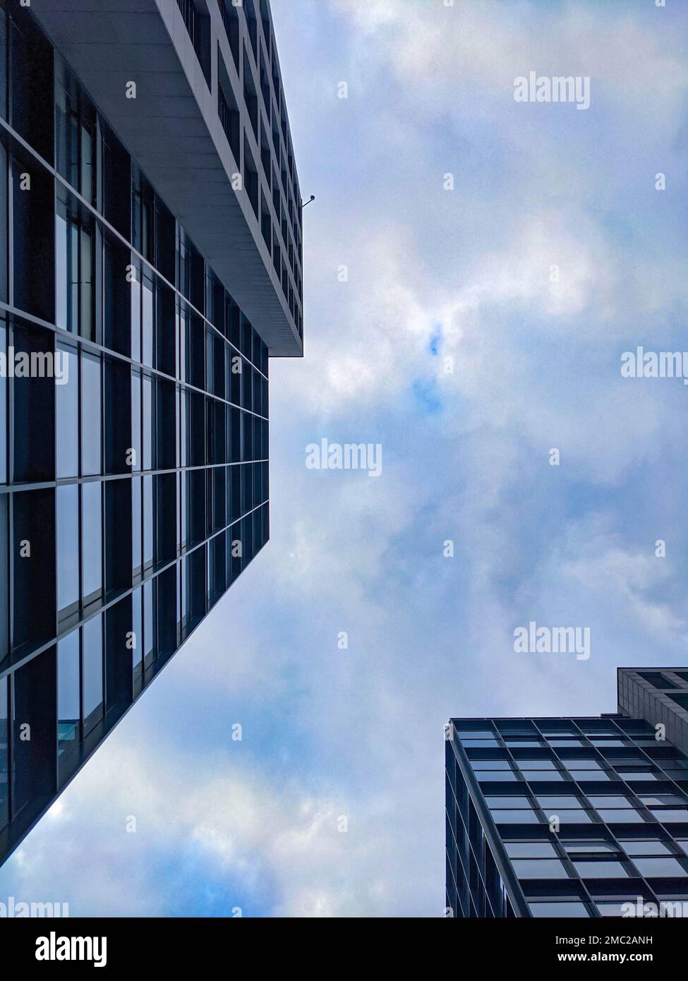 L Shape Top View Building