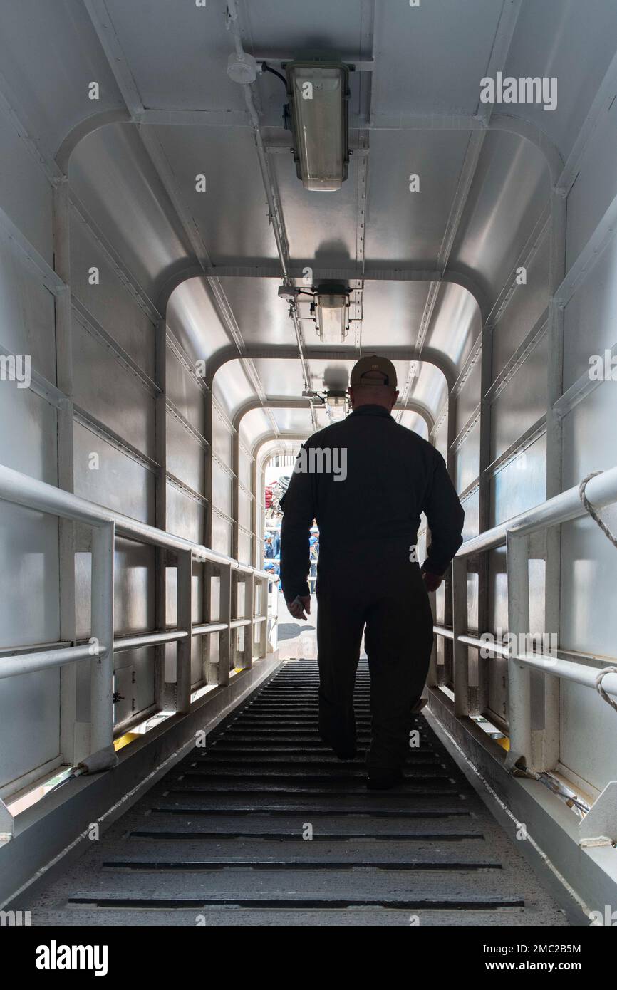 YOKOSUKA, Japan (June 24, 2022) – The outgoing Commanding Officer of U ...