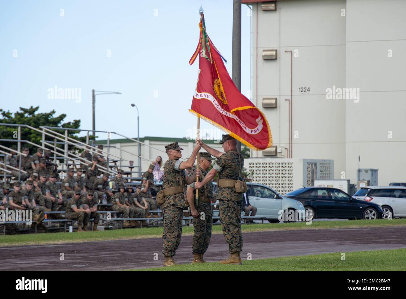 U.S. Marine Corps Sgt. Maj. Ryan Meltesen, the sergeant major of 3rd ...