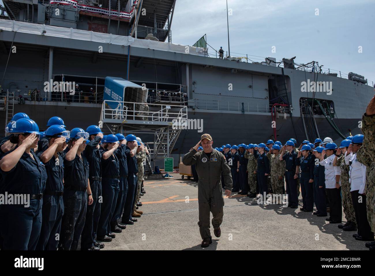 YOKOSUKA, Japan (June 24, 2022) – The outgoing Commanding Officer of U ...
