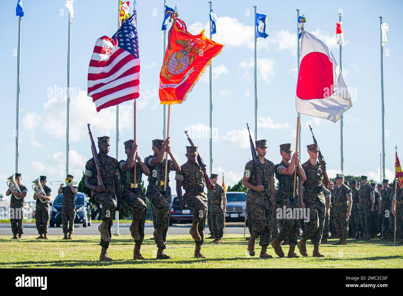 U.S. Marines with Marine Corps Installations Pacific, Marine Corps Base ...