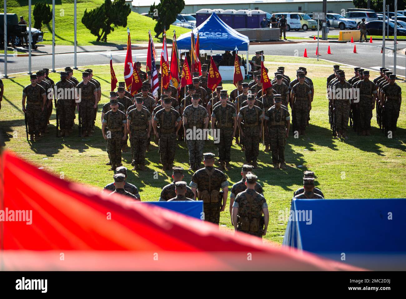 U.S. Marines with Marine Corps Installations Pacific, Marine Corps Base ...