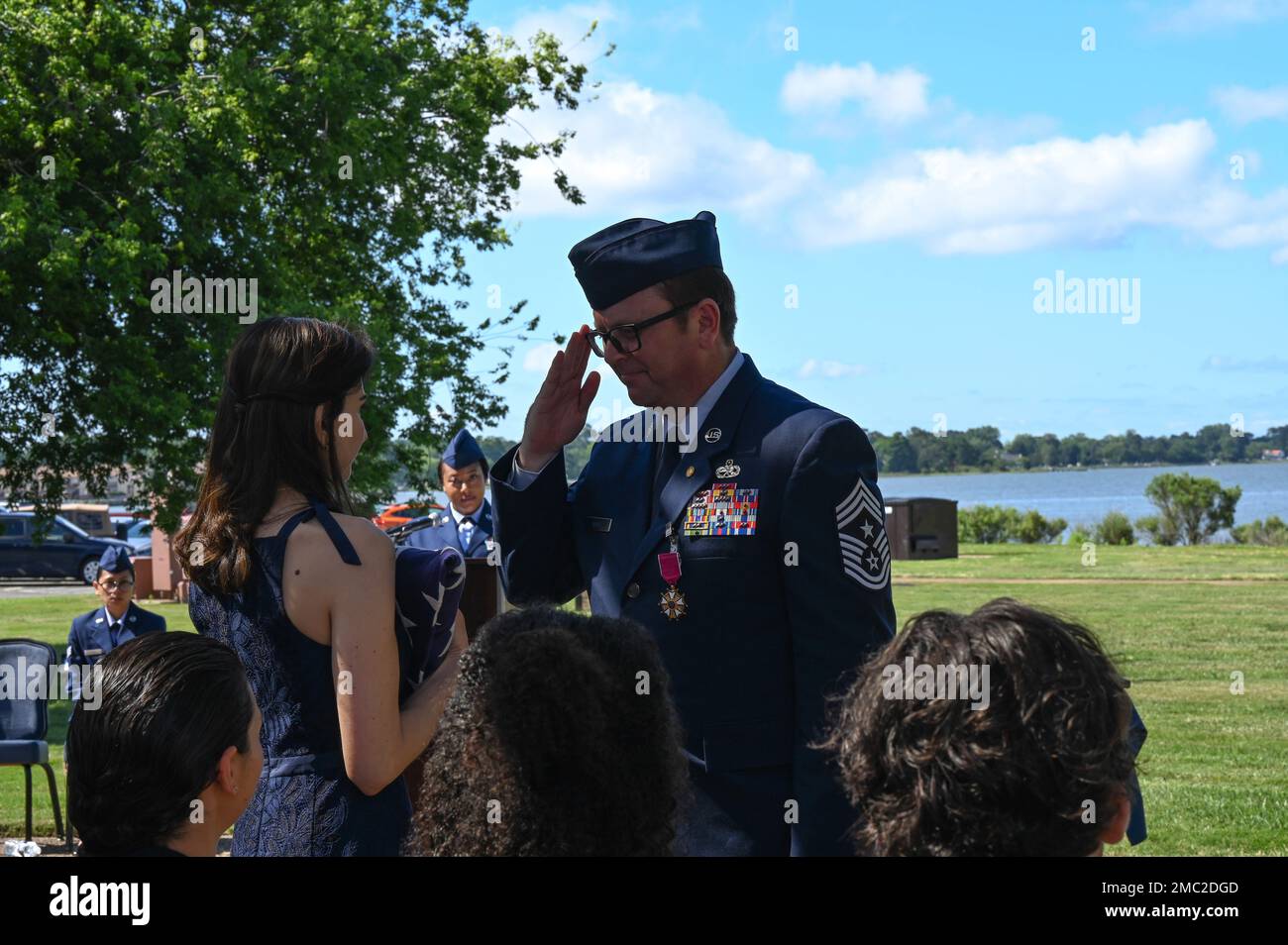 Command Chief of Air Combat Command, David Wade had his retirement ...