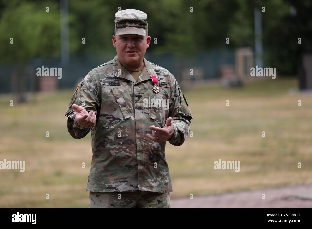 U.S. Army Colonel Charles A. Fisher Jr., Chief of Staff for the 21st ...