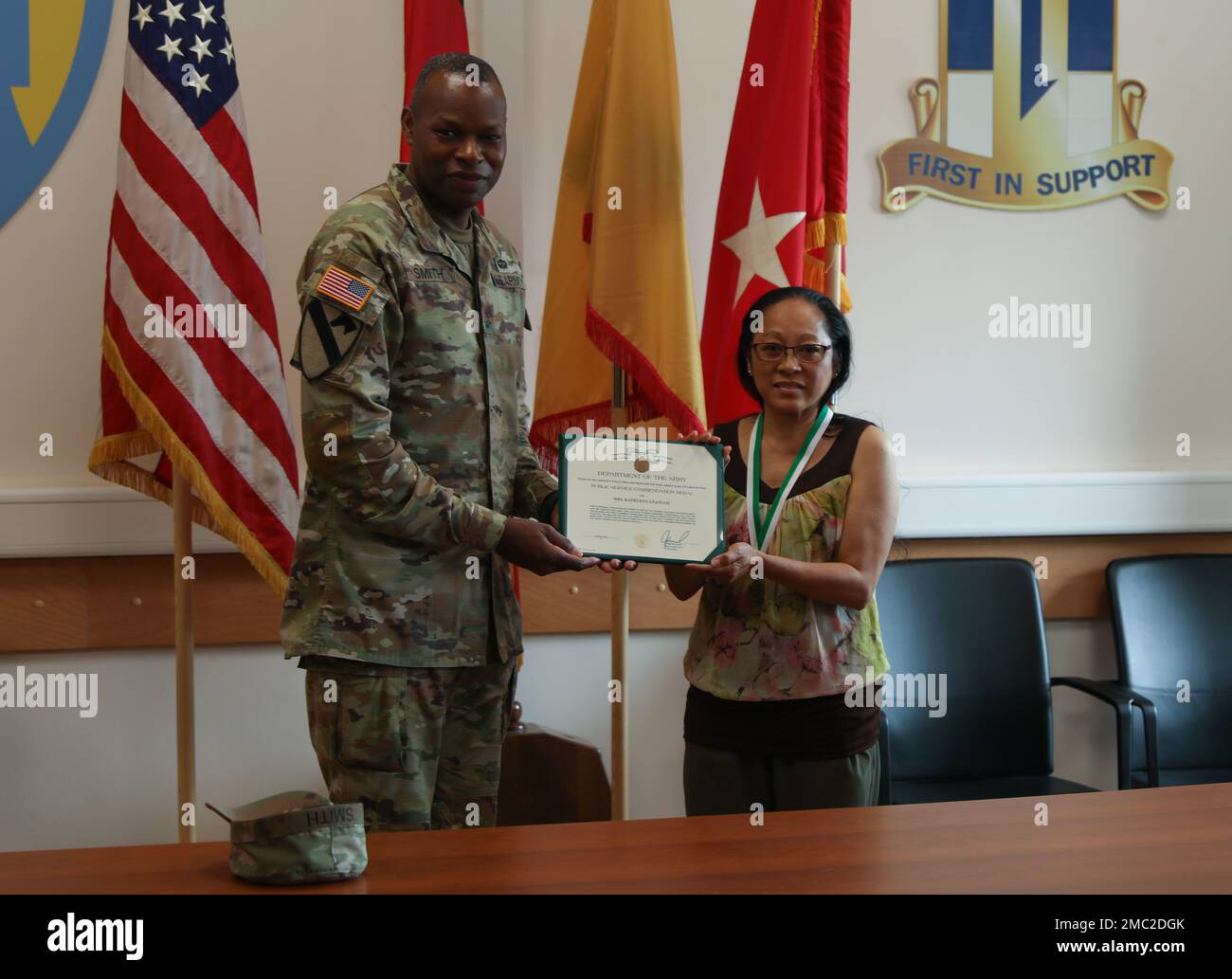 Maj. Gen. James Smith, commanding general, 21st Theater Sustainment ...