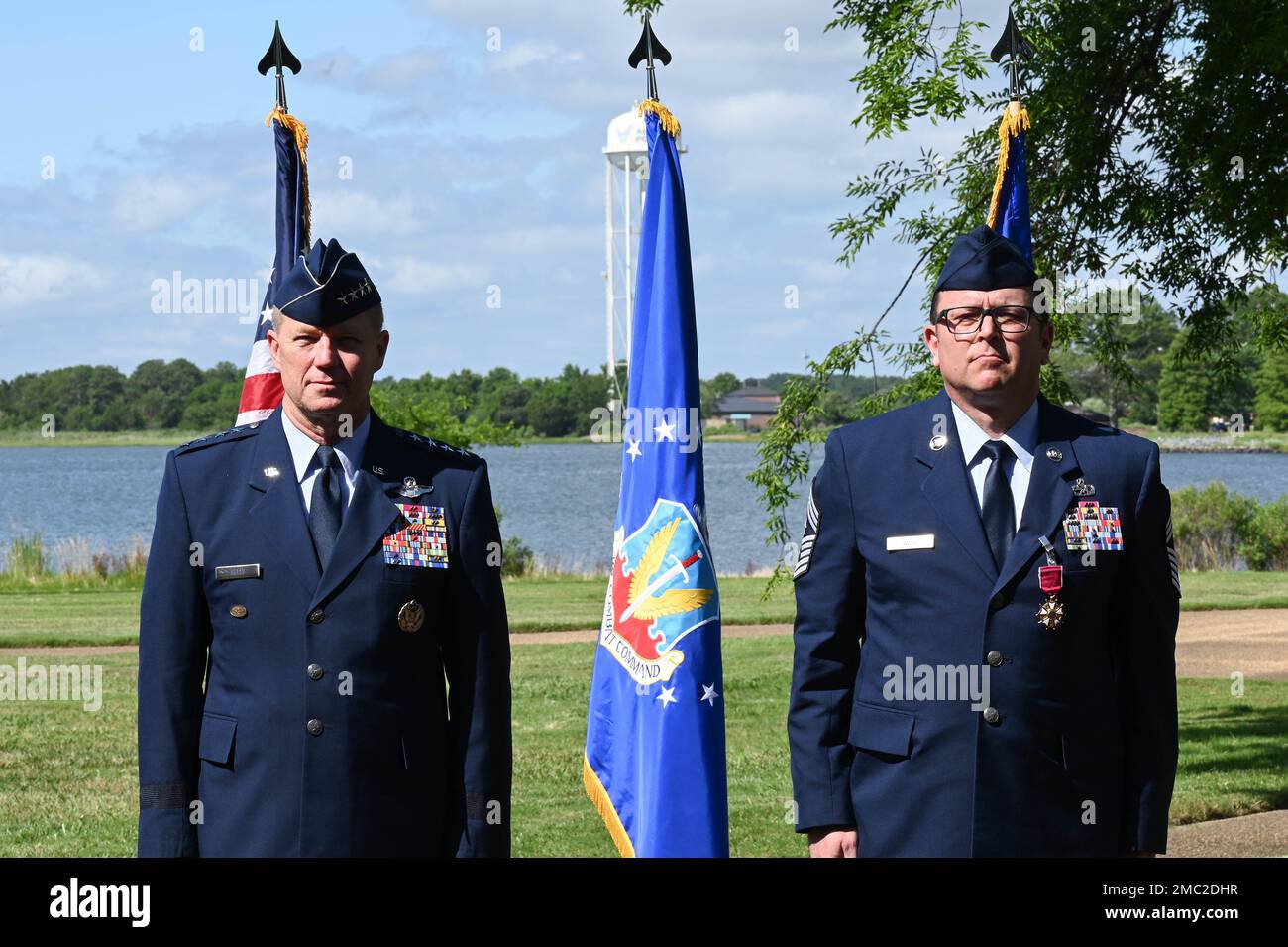 Gen. Mark Kelly, commander of Air Combat Command, officiated the ...